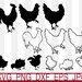 Chicken Svg, Rooster Svg, Chick Svg, Chicken Clipart, Chickens Svg ...