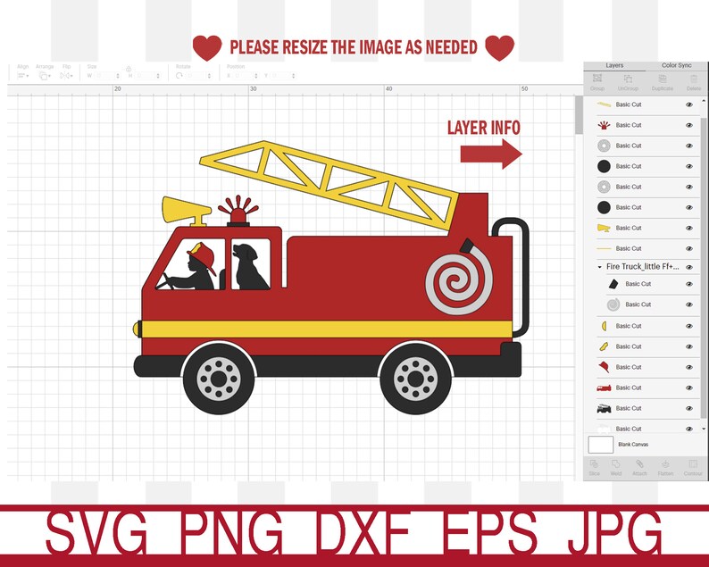 Fire Truck Svg Firetruck Svg Fire Engine Svg Fire Truck - Etsy