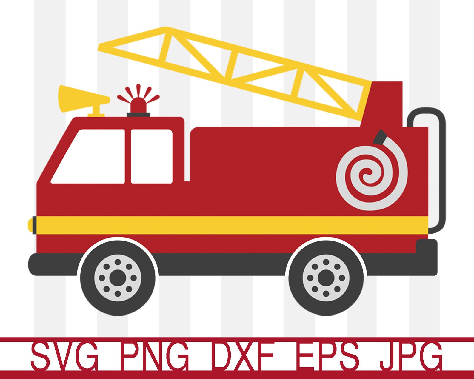 Fire Truck Svg Firetruck Svg Fire Engine Svg Fire Truck - Etsy