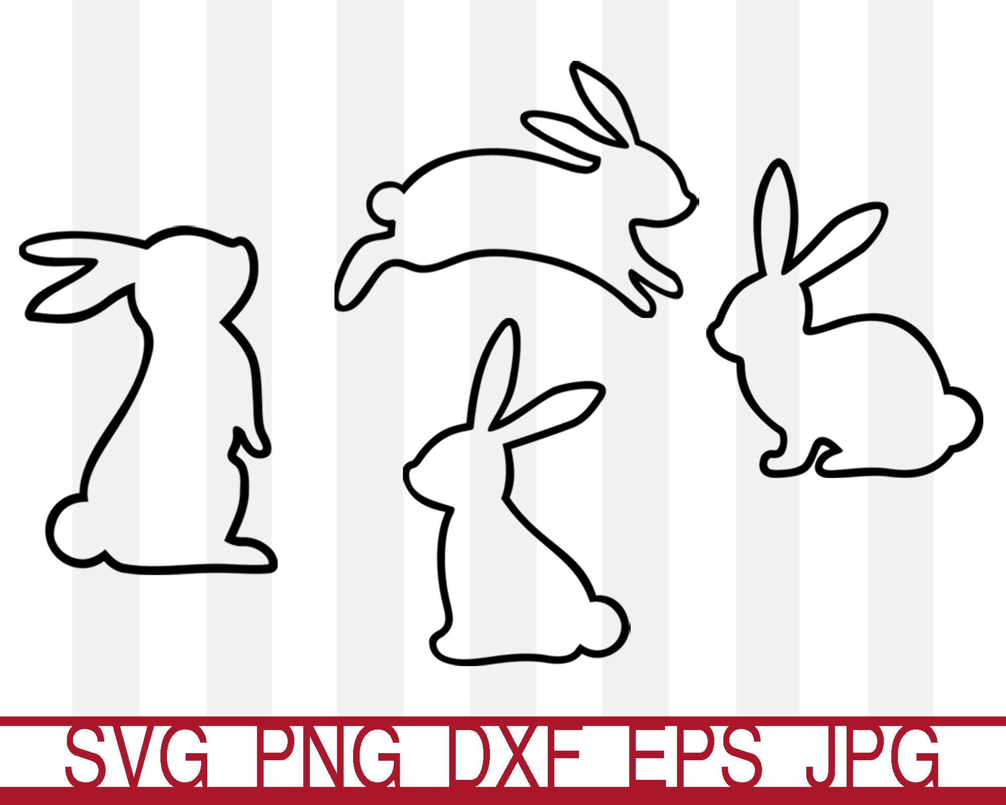 Easter Bunny Shape Svg Rabbit Svg Bunny Svg Bunny Shape - Etsy