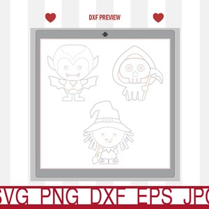 Halloween Monsters Svg, Witch, Pumpkin Monster, Mummy, Vampire, Reaper ...