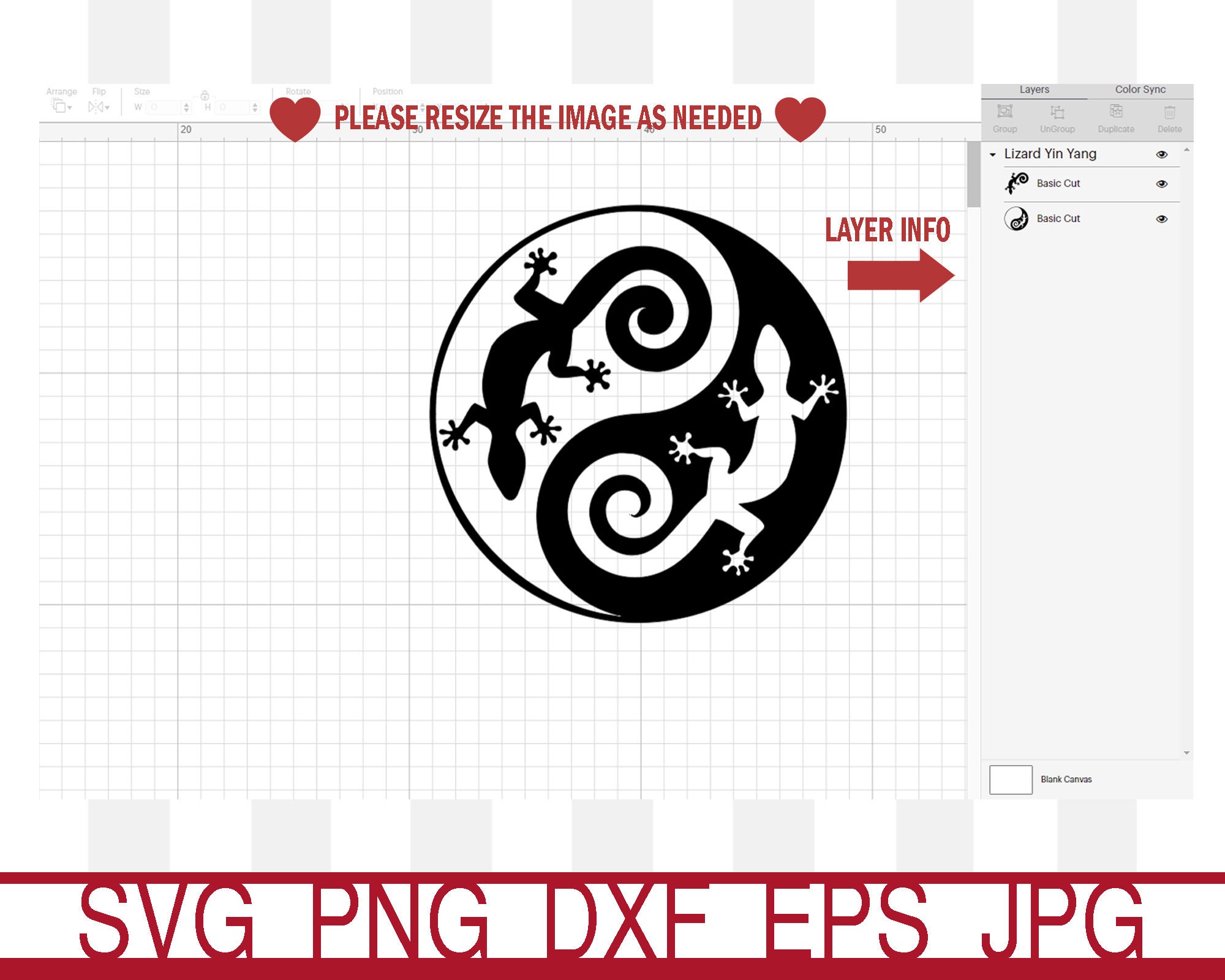 Lizard Svg Gecko Svg Yin Yang Svg Lizard Gecko Two Lizards | Etsy Canada