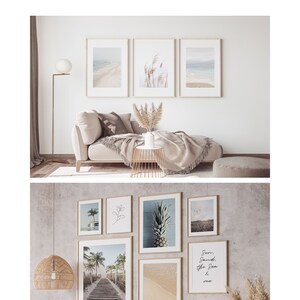 Boho Wall Decor Set, Neutral Wall Art, Earth Tone Decor, Nature Prints ...