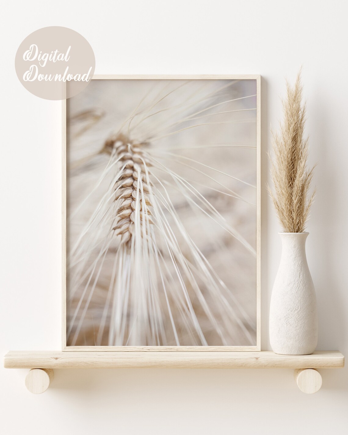 Neutral Wall Art Boho Gallery Wall Set Printable Wall Art - Etsy