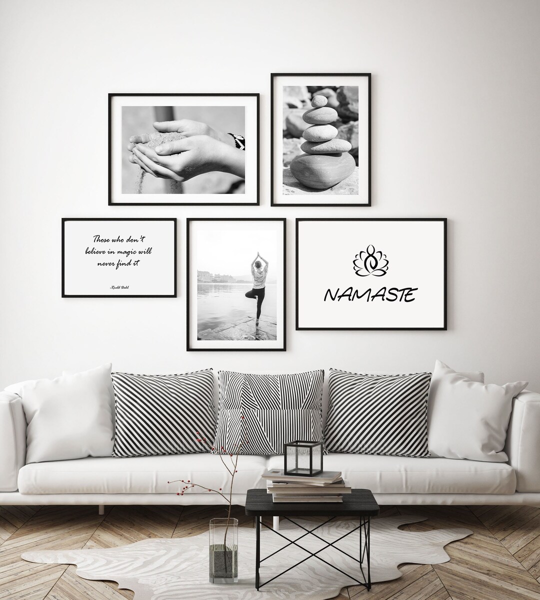 Zen Wall Art Prints Set Yoga Art Zen Room Decor Spiritual - Etsy
