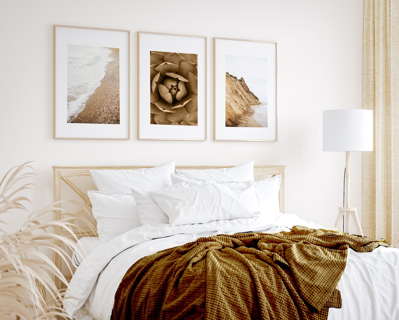 Boho Wall Decor Set Neutral Wall Art Earth Tone Decor - Etsy