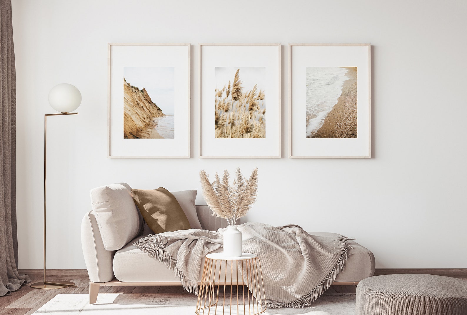 Boho Wall Decor Set Neutral Wall Art Earth Tone Decor - Etsy