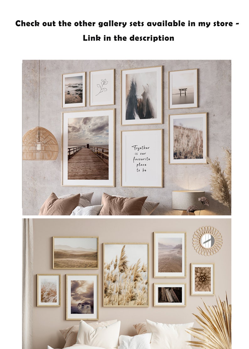 Blue Gallery Wall Set Nordic Art Minimalist Wall Art Blue - Etsy