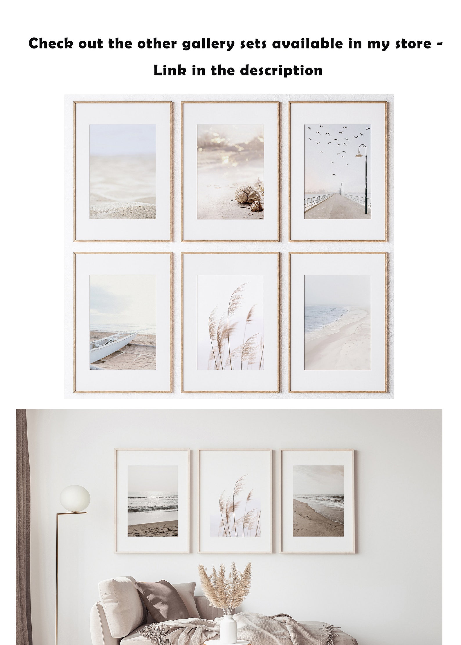 Boho Wall Decor Set, Neutral Wall Art, Earth Tone Decor, Nature Prints ...
