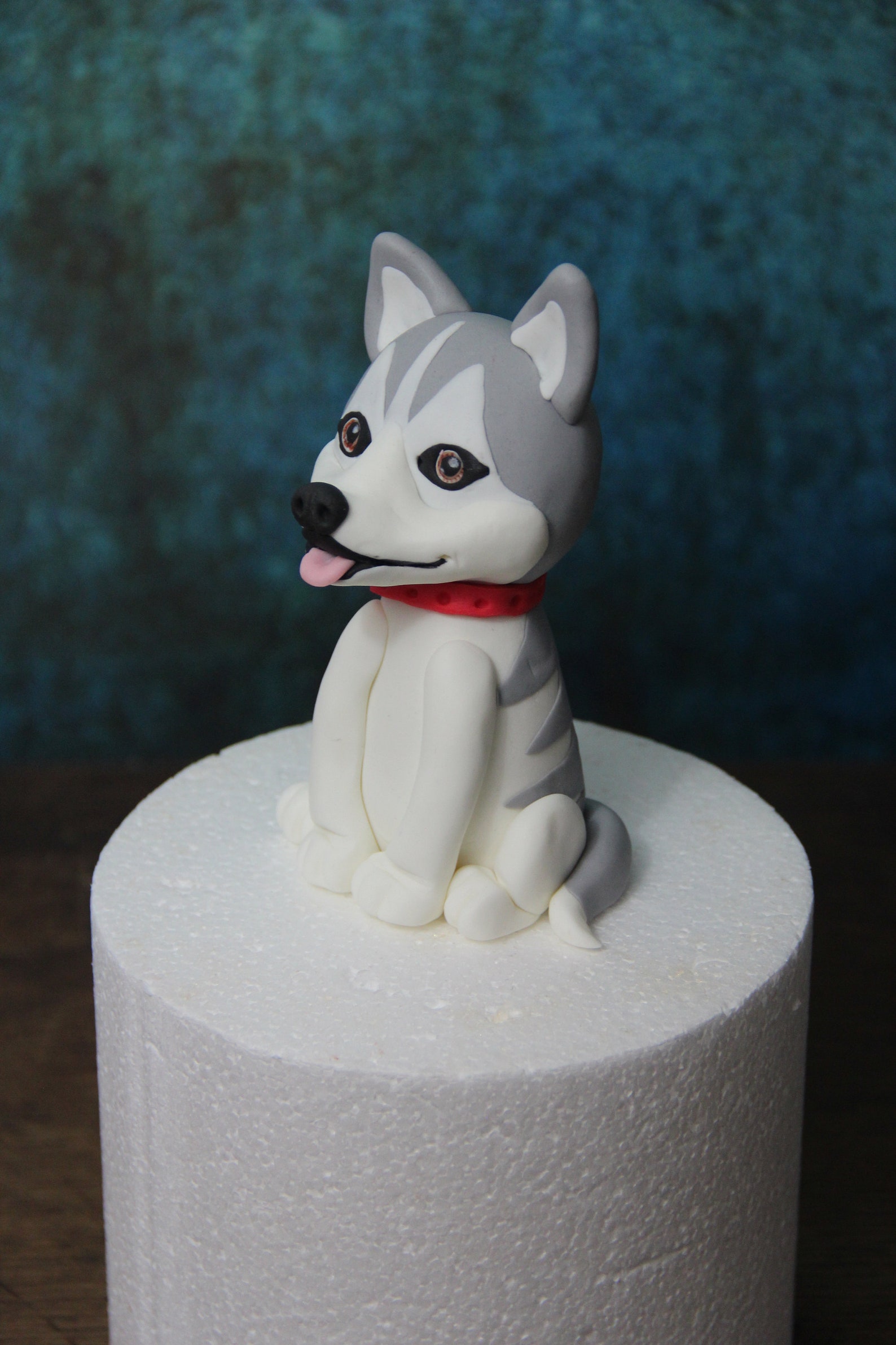 HUSKY Dog / Puppy Edible Handmade Figurine Party Cake Topper - Etsy