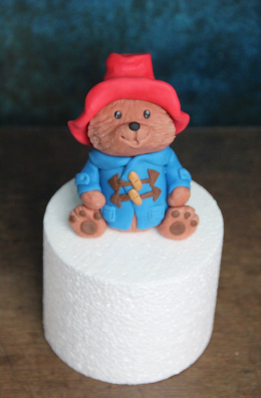 PADDINGTON BEAR Inspired Edible Handmade Bear Cake Topper - Etsy