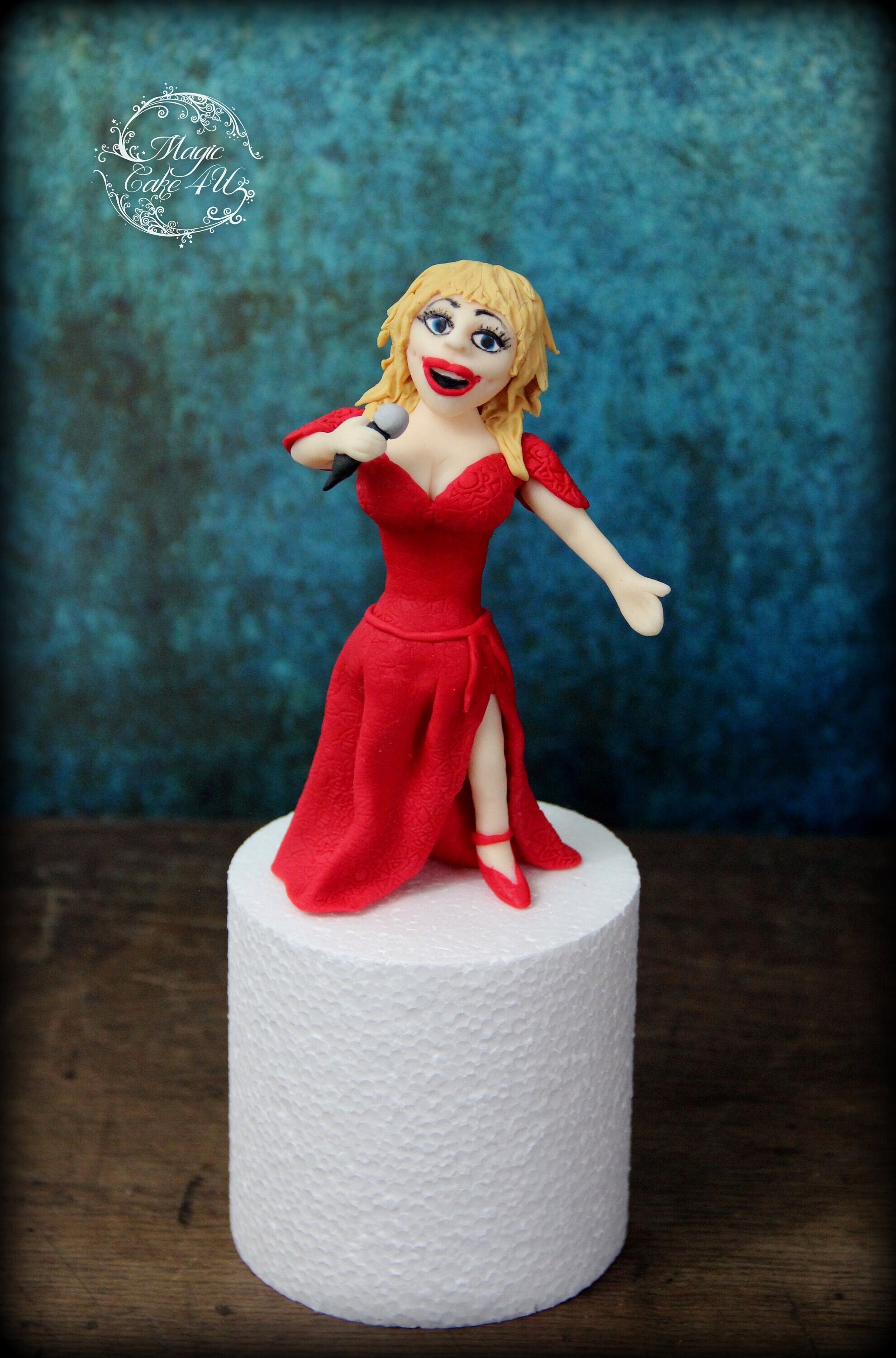 Dolly Parton Inspired Handmade Edible Figure Cake Topper | Etsy