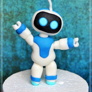 Astro Bot Game Inspired Handmade Figurine Cake Topper - Etsy