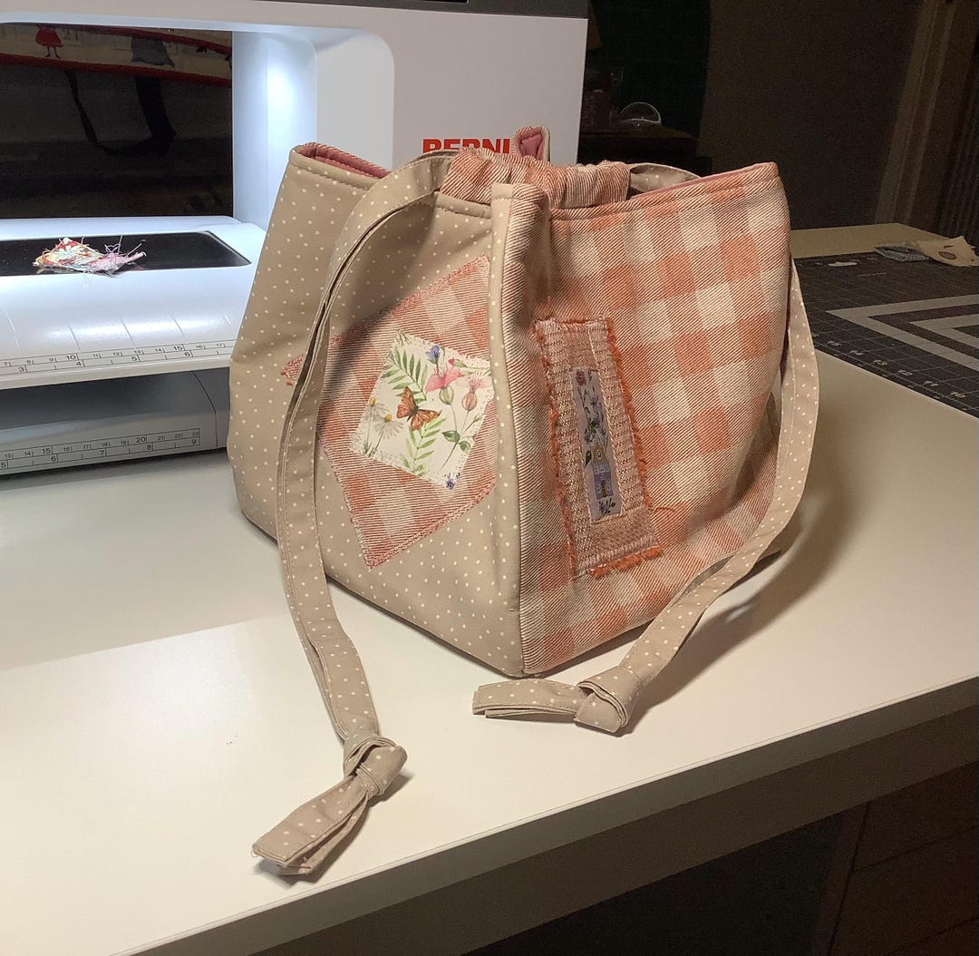 Beautiful Japanese-style Rice Bag … Made Using Acufactum Fabrics on the ...