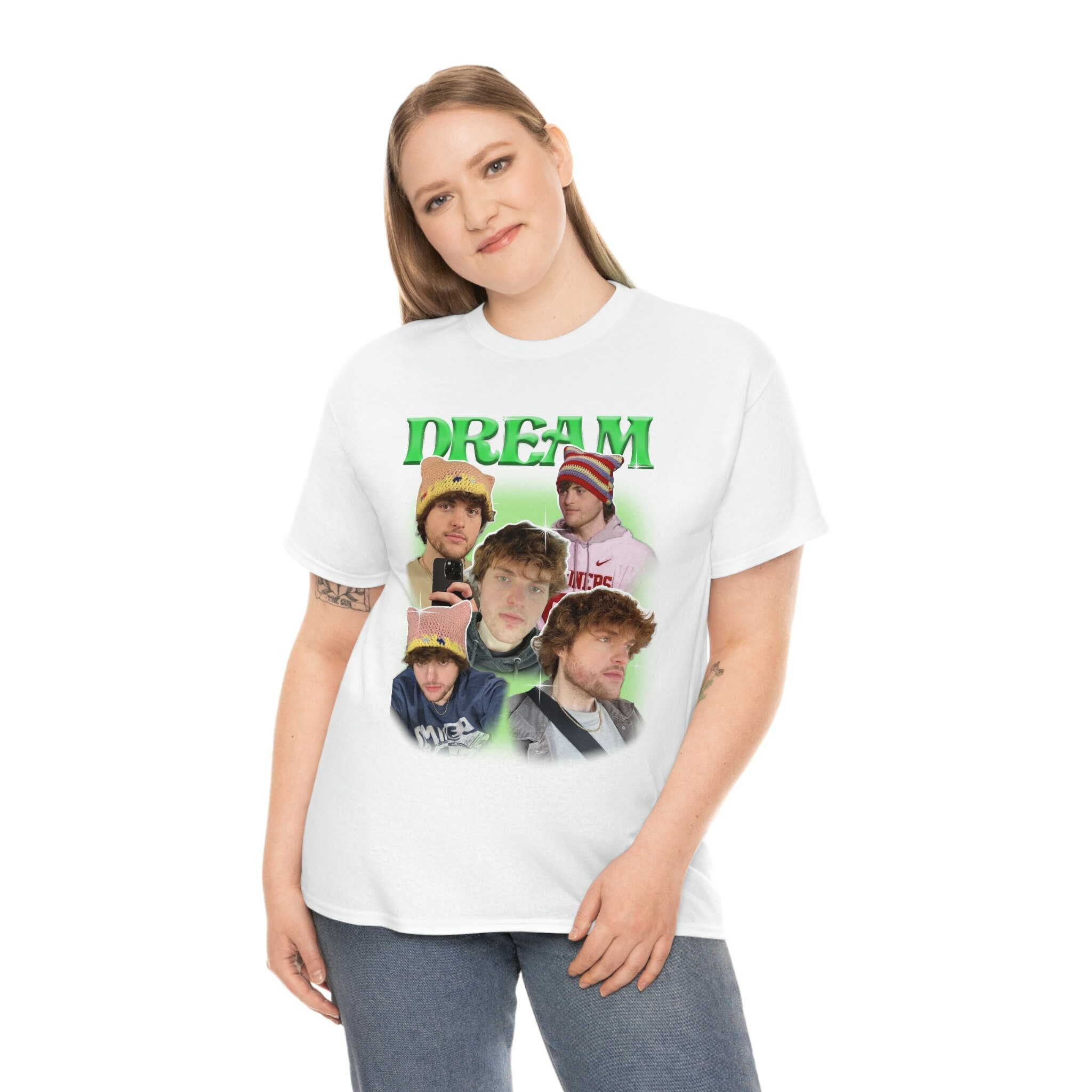 Dream Vintage Tee Dreamwastaken Band Shirt Minecraft Clay T-shirt - Etsy