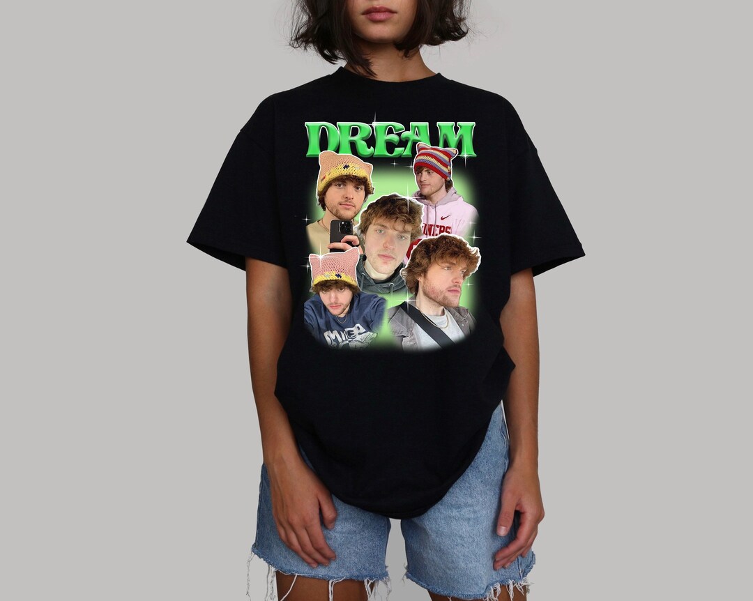 Dream Vintage Tee Dreamwastaken Band Shirt Minecraft Clay T-shirt - Etsy