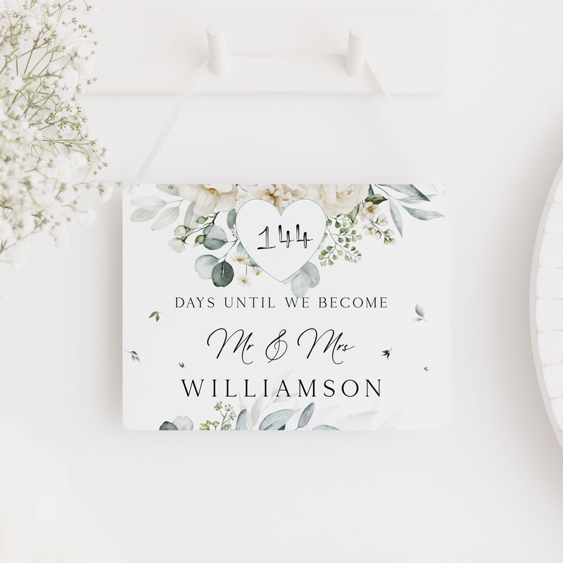 Wedding Countdown - Etsy