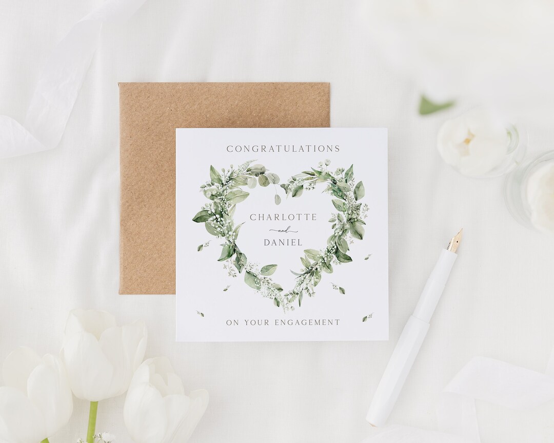 Engagement Card | Congratulations on Your Engagement Card | Engagement ...