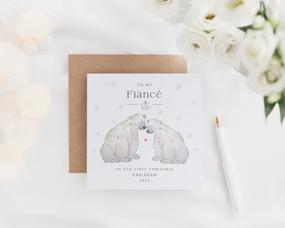 First Christmas Engaged Card | on Your First Christmas as My Fiance ...