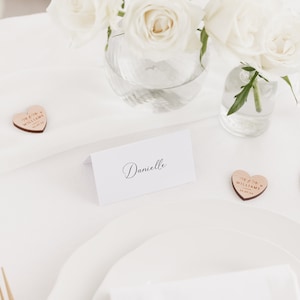 Wedding Place Names | Wedding Table Place Name Cards | Minimal Wedding ...