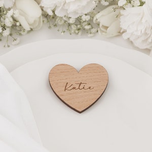 Wedding Place Names | Rustic Wooden Engraved Wedding Table Place Names ...