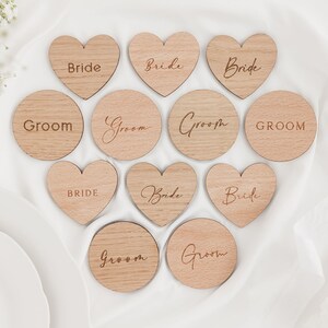 Wedding Place Names | Rustic Wooden Engraved Wedding Table Place Names ...