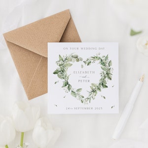 Wedding Card | on Your Wedding Day Congratulations Card | Mr & Mrs ...
