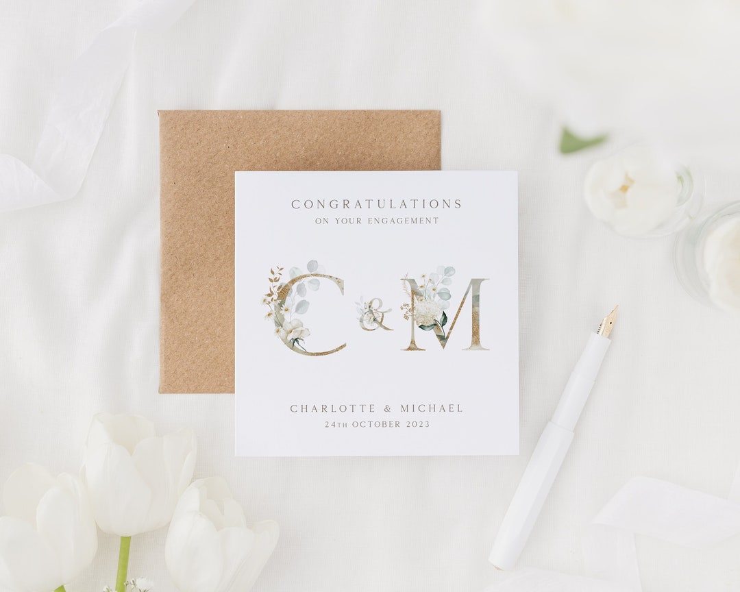 Engagement Card | Congratulations on Your Engagement Card | Engagement ...