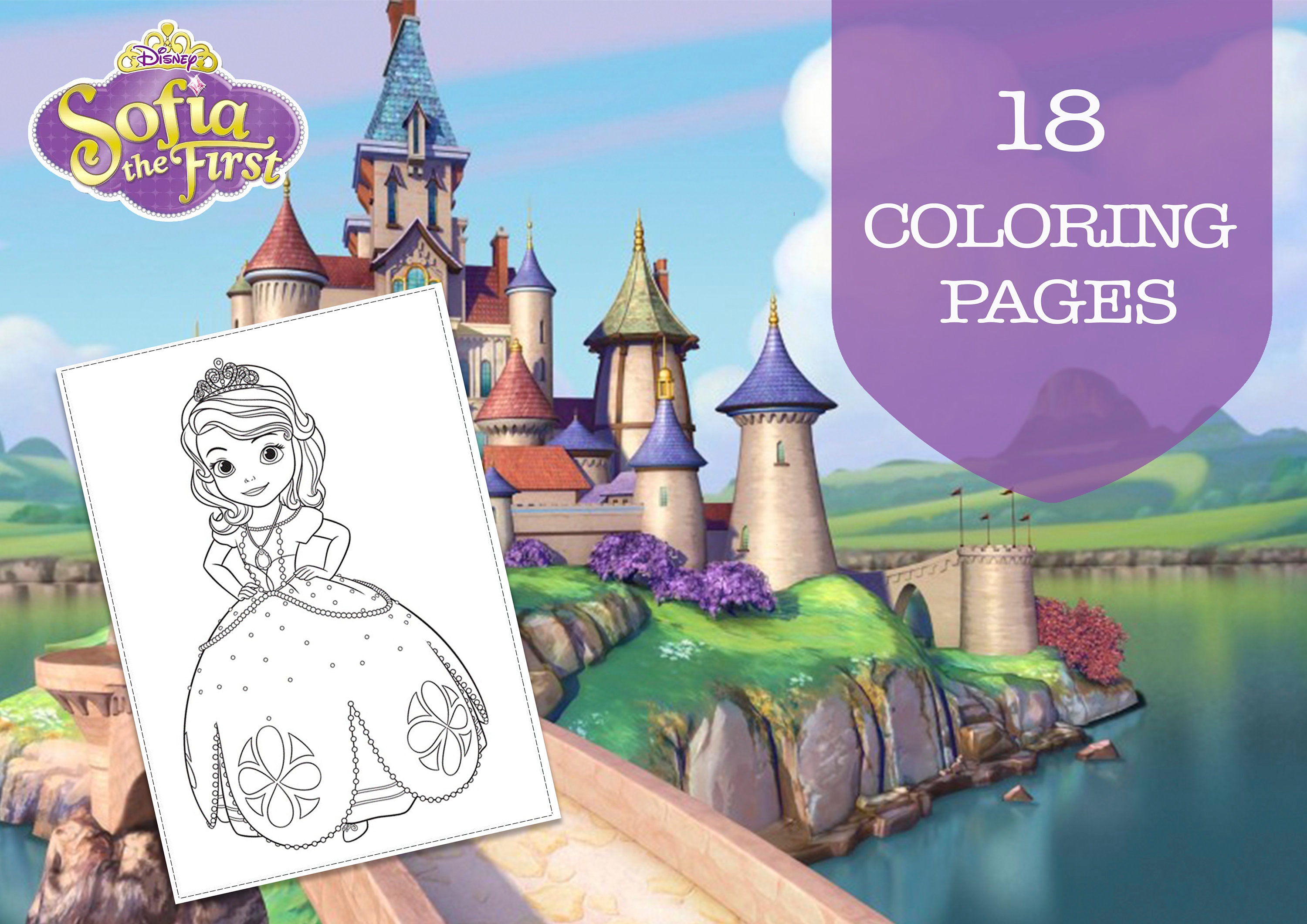 Sofia The First Castle Coloring Pages