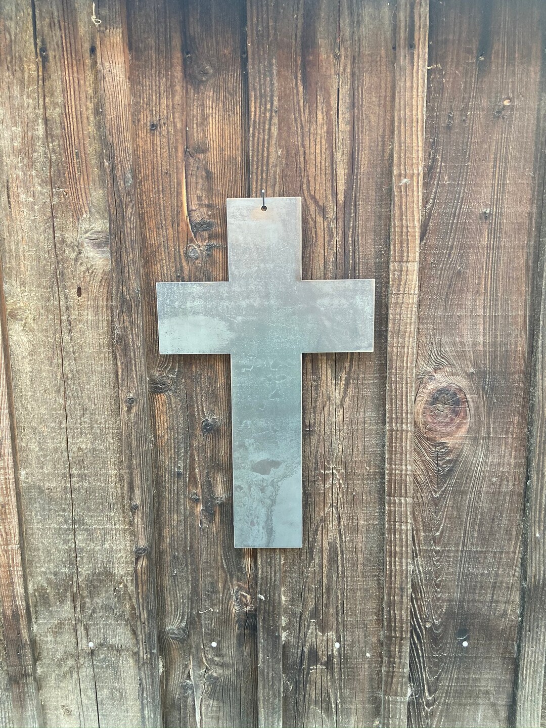 Metal Cross Sign, Farmhouse Decor, Wall Art, Plasma Cut Cross ...