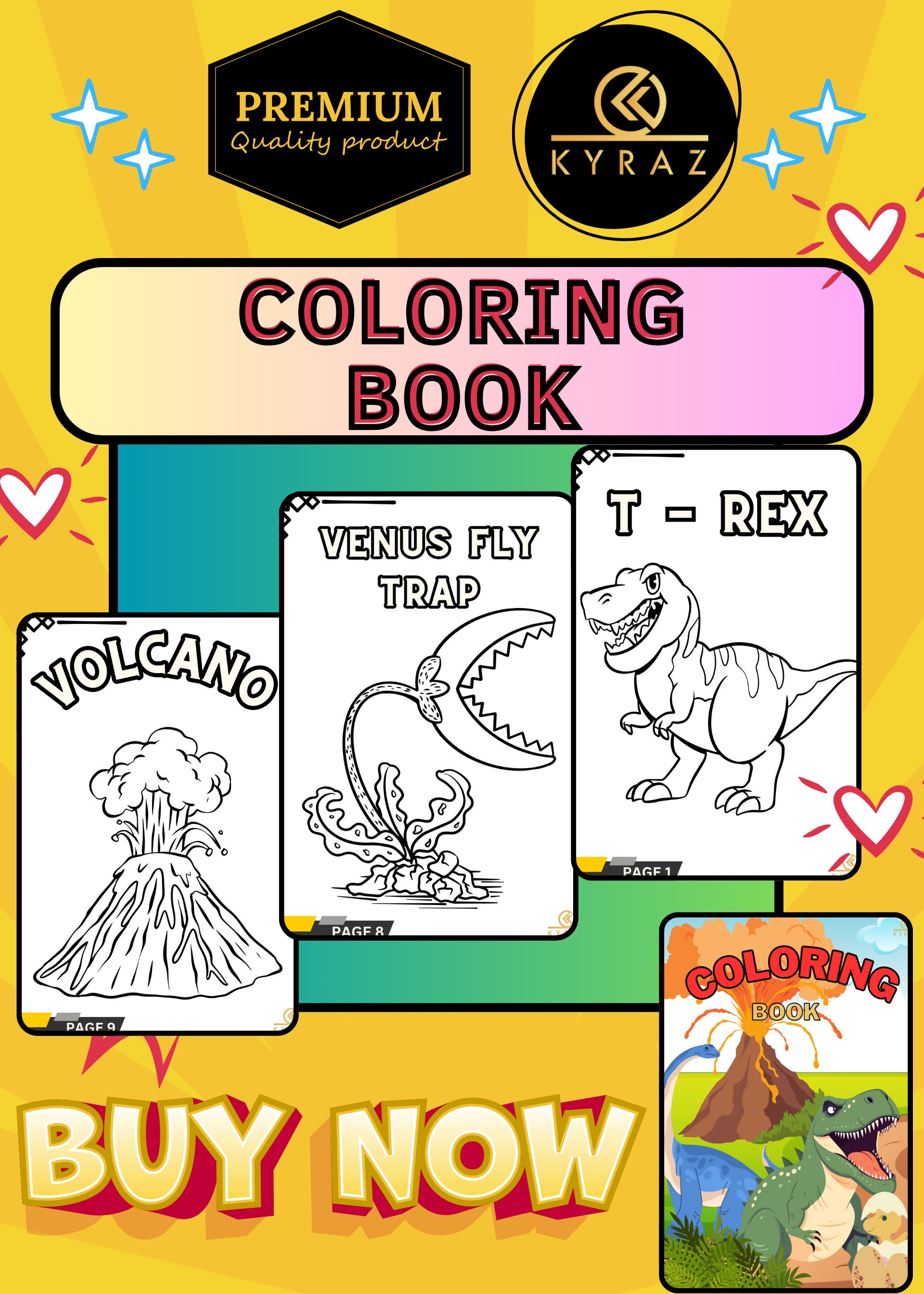 Dino Printable Coloring Pages Dinosaur Coloring Book Kids Dinosaur ...
