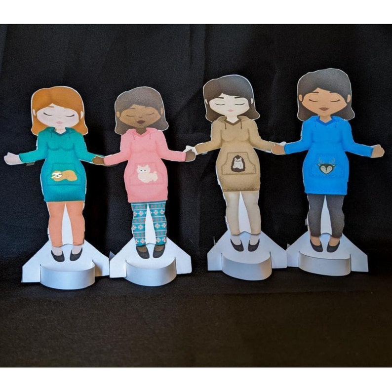 Printable Paper Dolls |7 Inclusive Dolls | Craft | Birthday Party ...