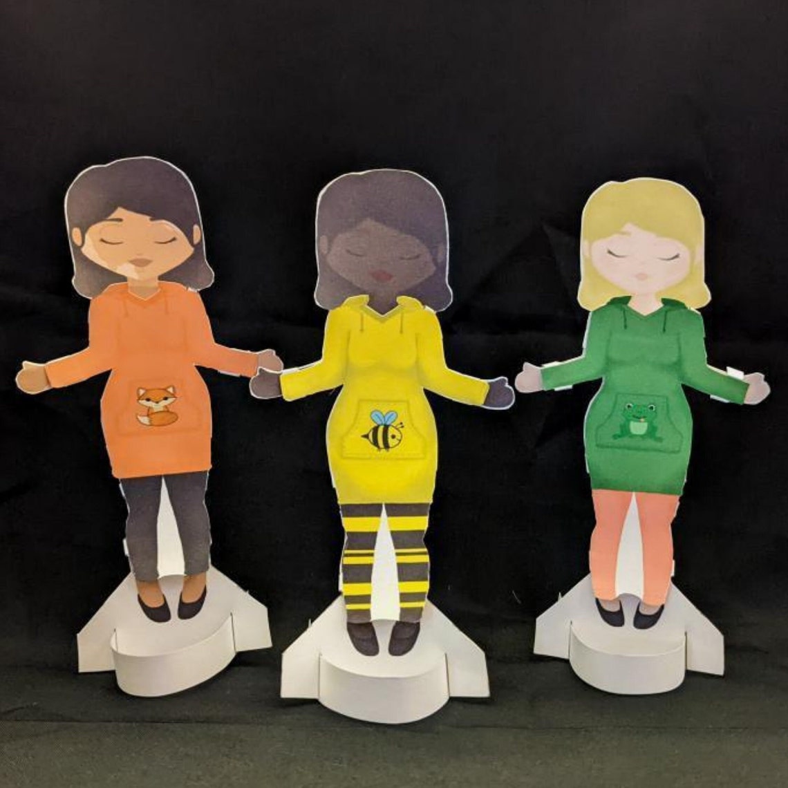 Printable Paper Dolls |7 Inclusive Dolls | Craft | Birthday Party ...