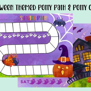 Printable Spooky Halloween Potty Training Reward Chart - Etsy