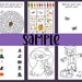 6 Printable Halloween Activities/ Printable Pre-school Activities ...