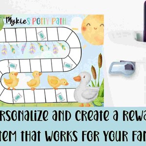 Duck / Forrest Themed Potty Training Reward Chart - Etsy