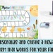 Duck / Forrest Themed Potty Training Reward Chart, Personalized Potty ...
