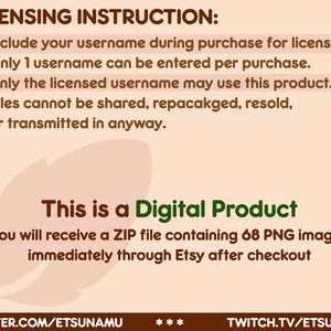 Twitch Panels Cottagecore Cozy Autumn Warm Green 2 - Etsy