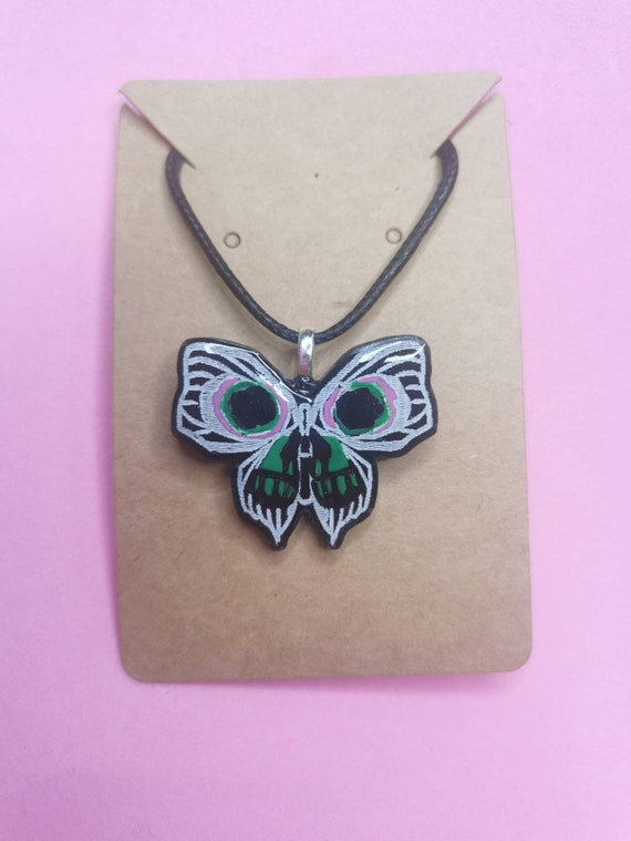 Jinx Arcane Firefly Butterfly League of Legends Necklace - Etsy