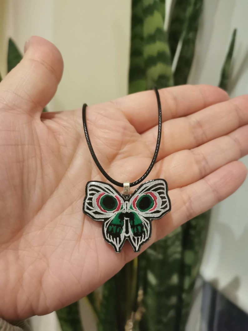 Jinx Arcane Firefly Butterfly League of Legends Necklace | Etsy UK