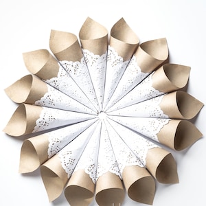 Craft Paper Petal Cones for Wedding, Already Rolled, Cones for Petal ...