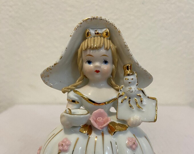 Vintage Lefton Little Miss Muffett KW 1052 - Etsy
