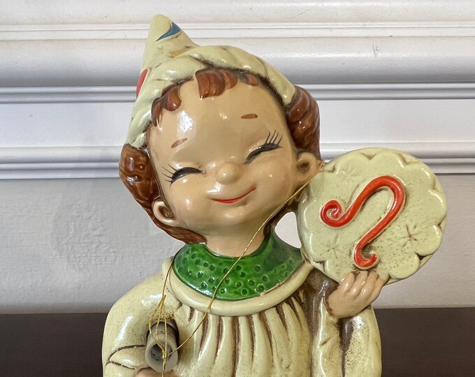 Vintage JOSEF ORIGINALS Leo Zodiac Astrology Wizard Elf 6" Figurine ...