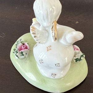 Vintage Lefton Cherub Angels With Bunny & Bird K8146 Japan - Etsy