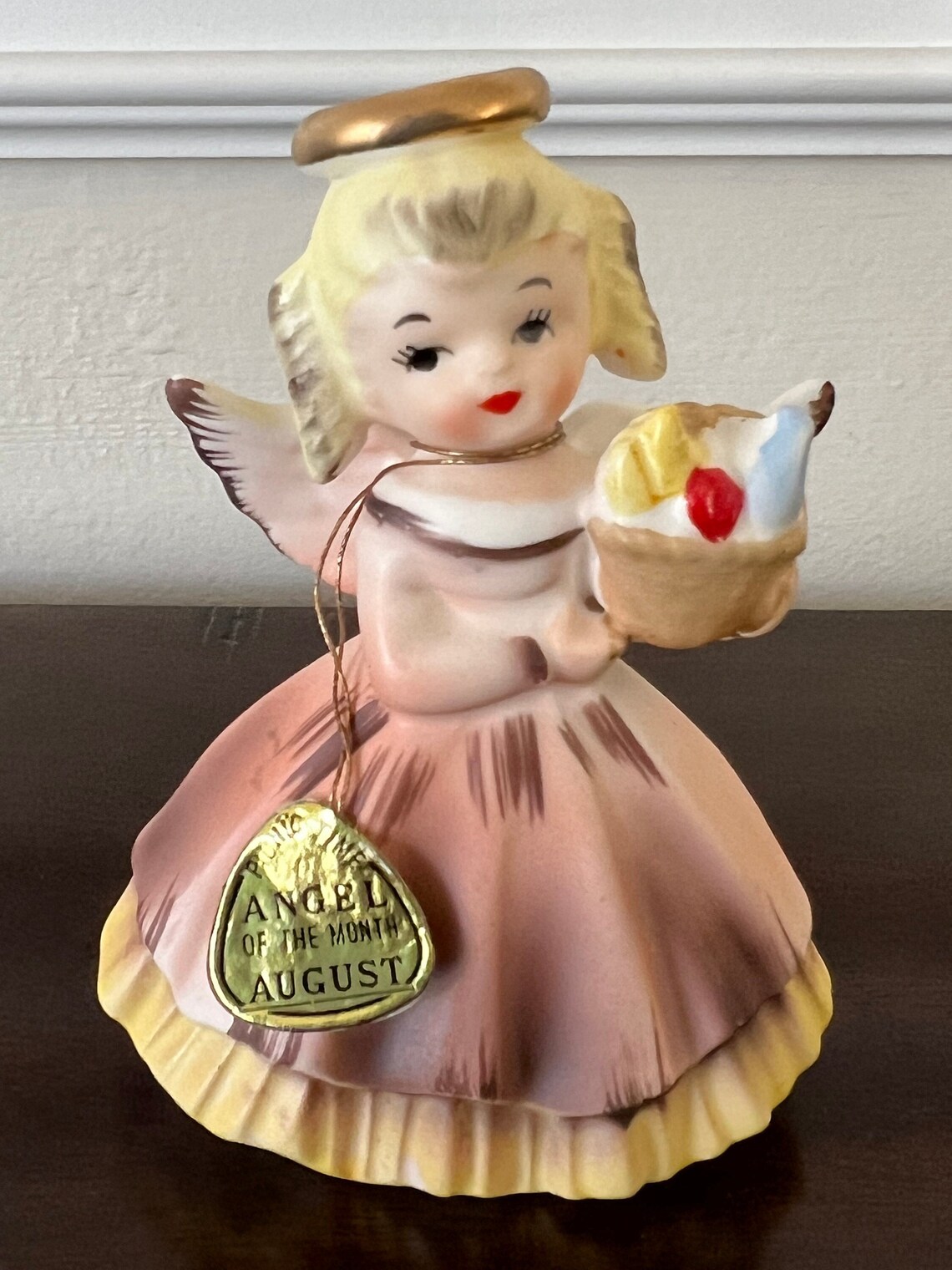 Vintage August Birthday Girl Angel INARCO E-1187 - Etsy