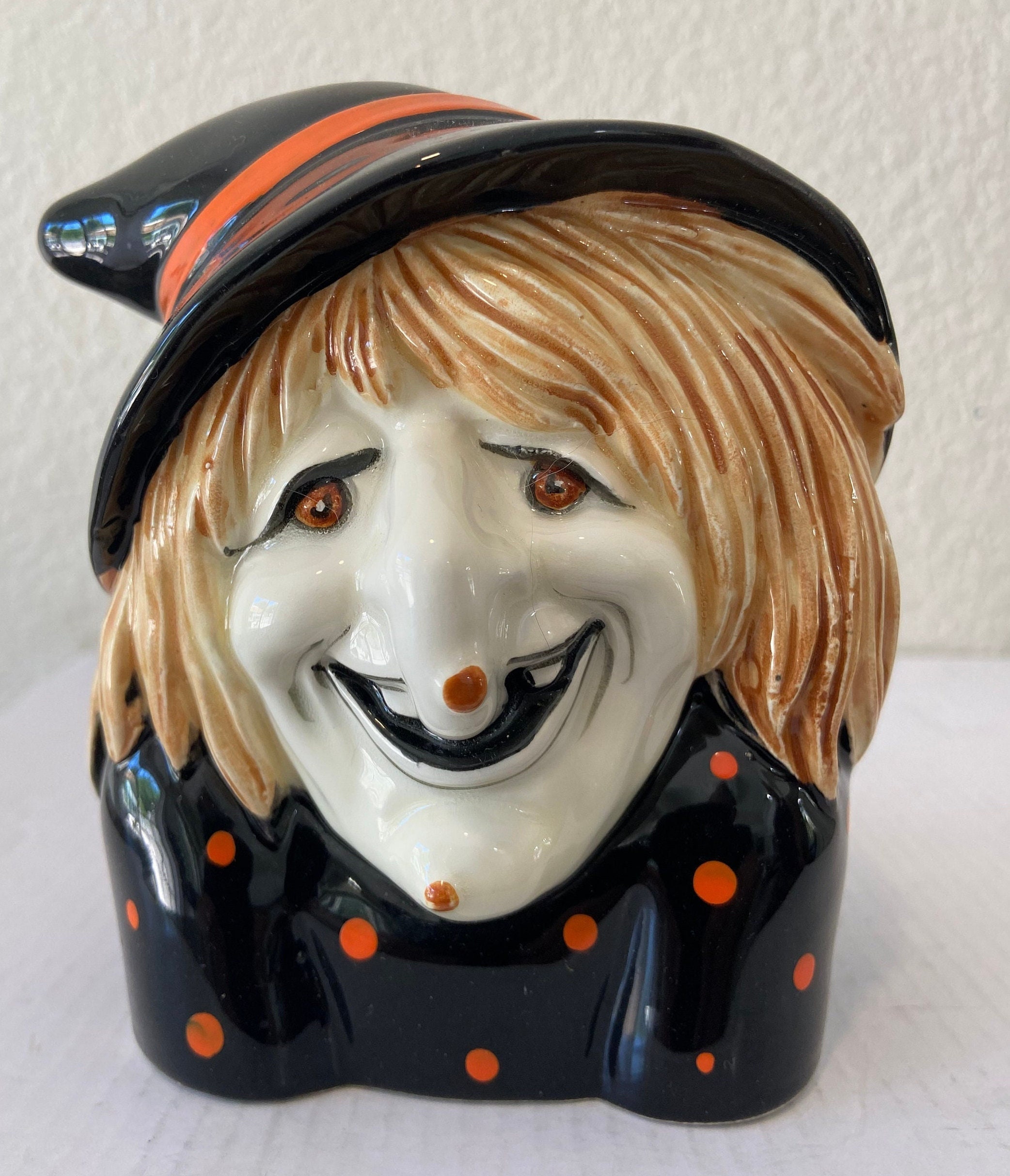 Vintage Inarco Witch Planter - Etsy