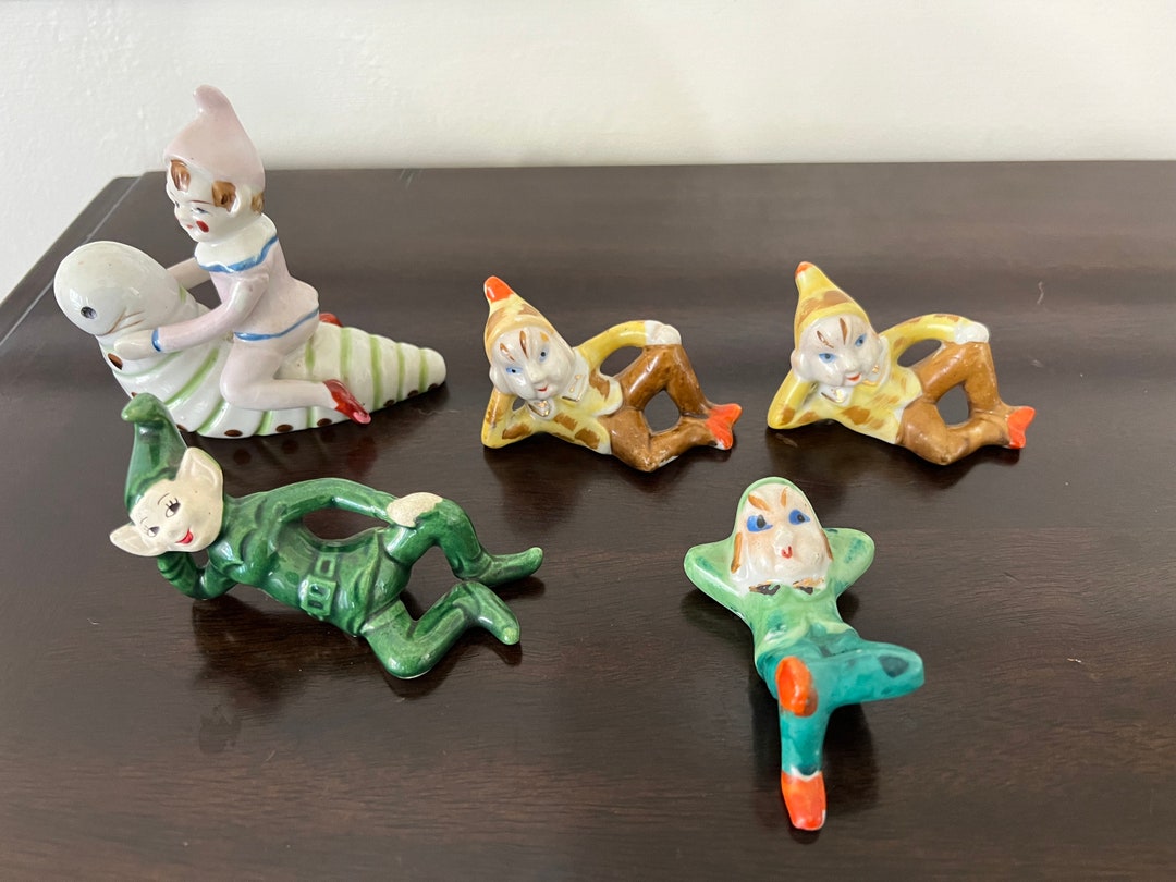 Lot of 5 Vintage Japan Pixie Elves - Etsy