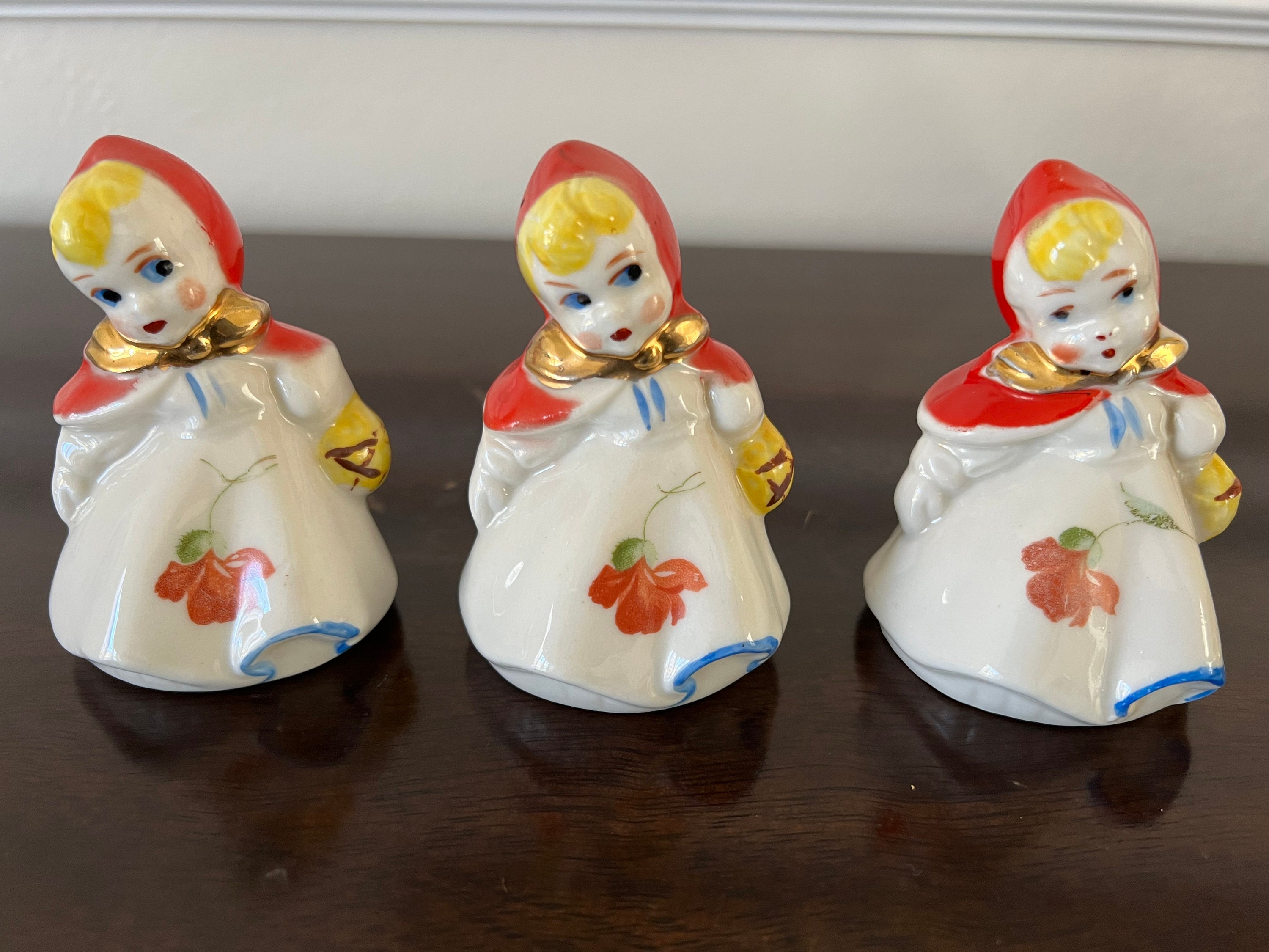 Vintage Hull Little Red Riding Hood Salt and Pepper Shakers - Etsy