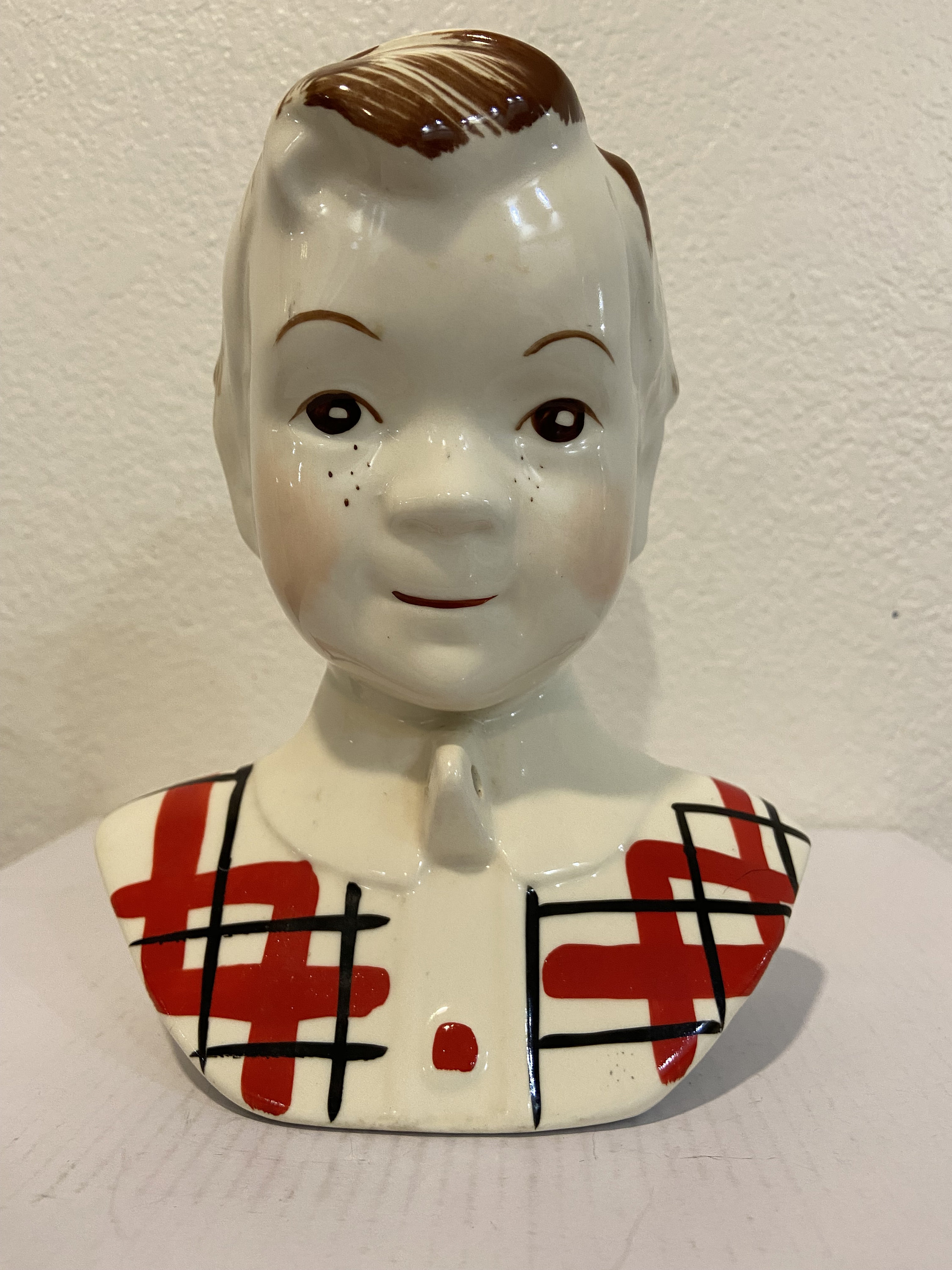 Vintage Standford Boy (sandy) Wall Pocket/head Vase - Etsy