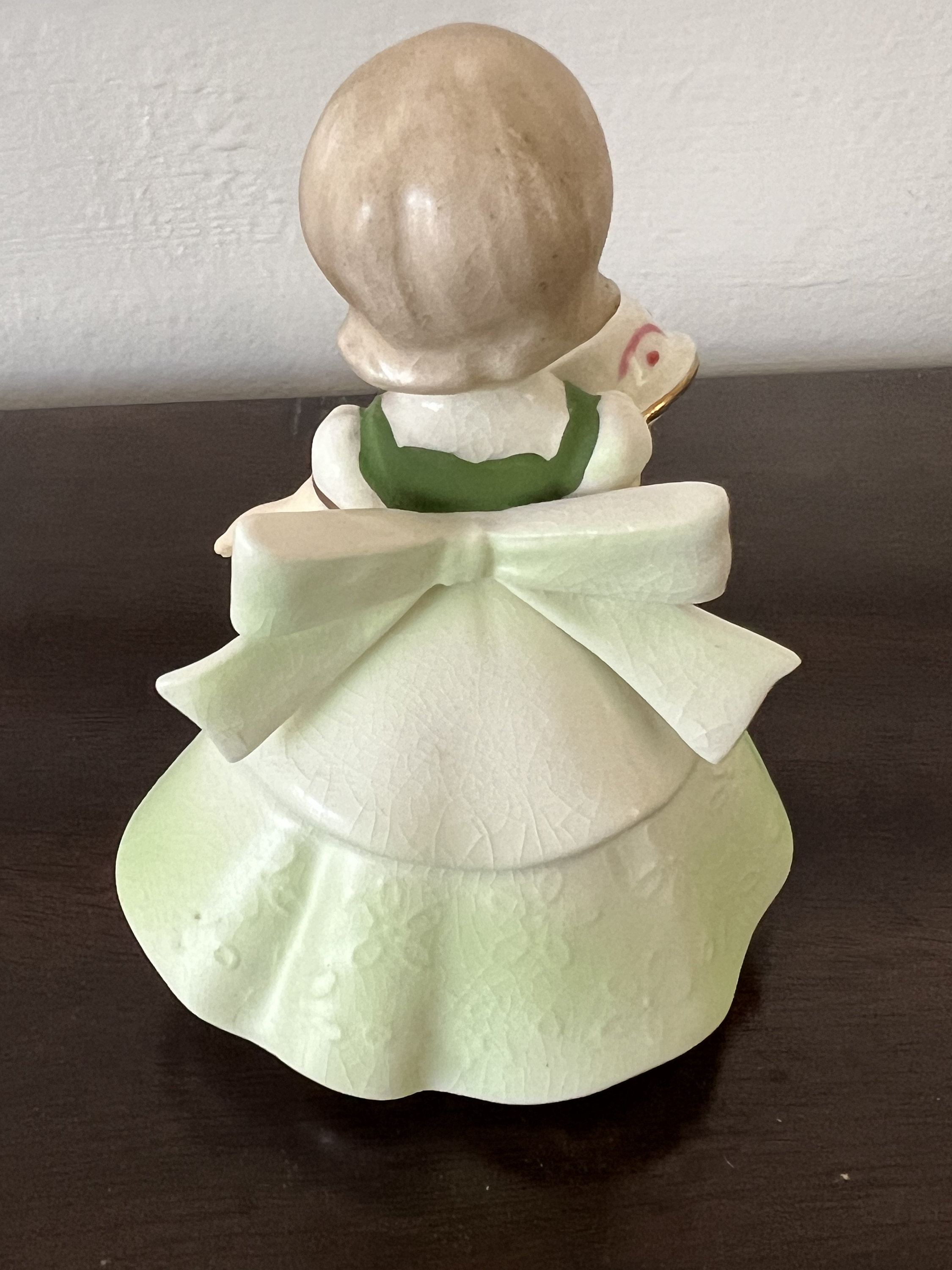 Vintage Girl With Birthday Cake Figurine by Enesco Japan - Etsy